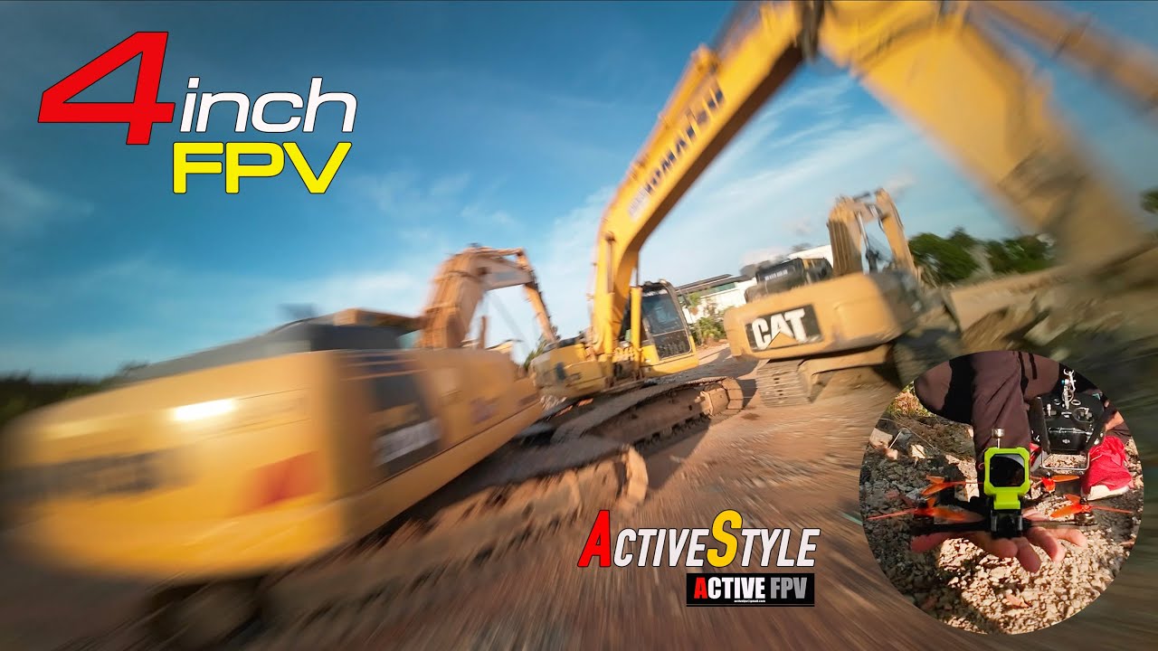 4 inch FPV [TEST FLIGHT] || 1507 MODIFY [4S 4200 kv] DJI ACTION2 [2.7K ...