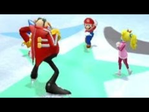 Mario & Sonic at the Olympic Winter Games (Wii) - Dream Ice Hockey ...