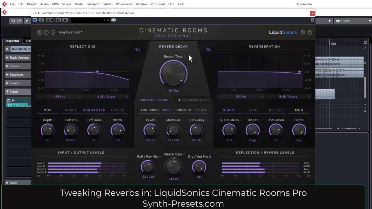 Quick Tutorial - Tweaking Reverbs in LiquidSonics Cinematic Rooms 2 ...