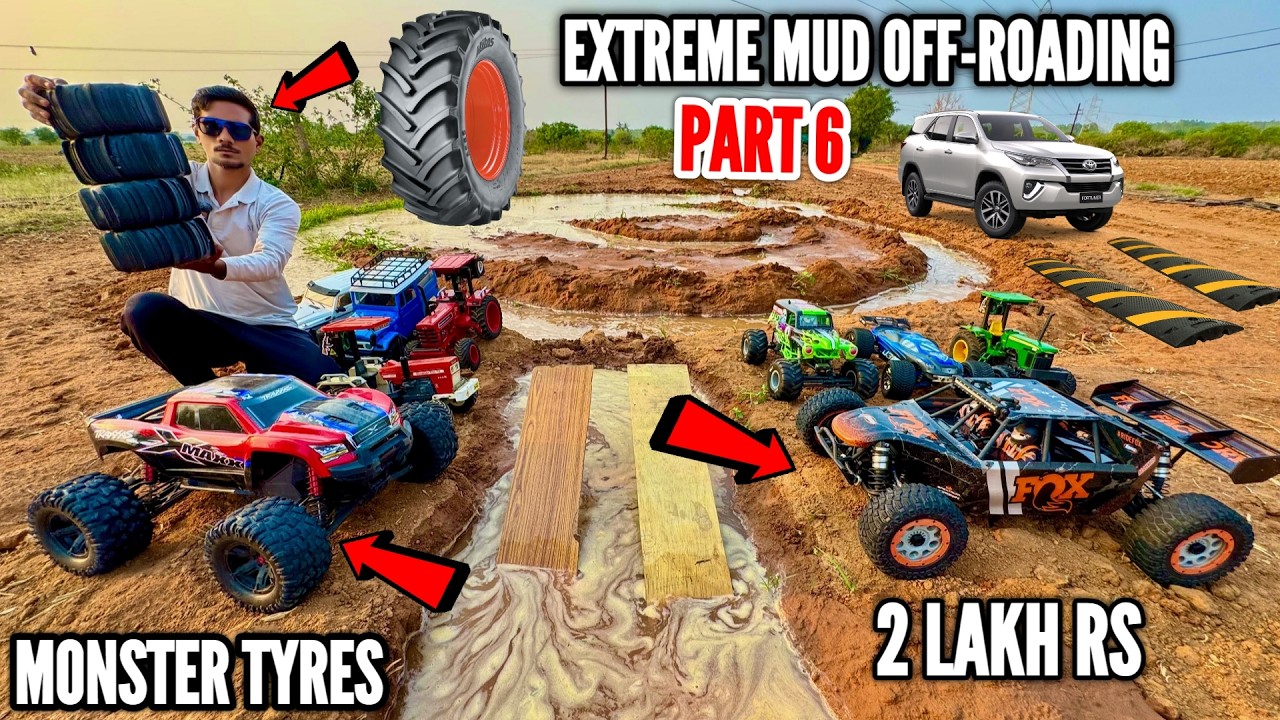 I Build Giant RC Mud Track With Obstacles - Chatpat toy TV - YouTube