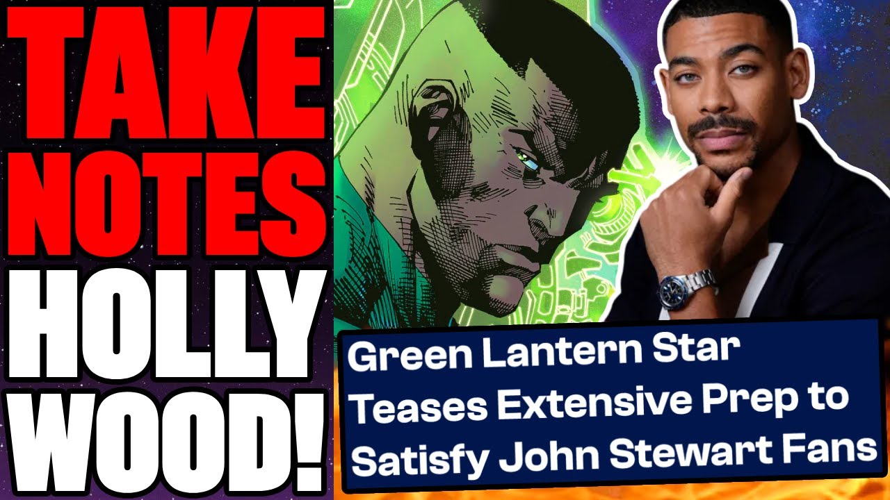 Lanterns Star Aaron Pierre LEADS BY EXAMPLE! | Makes FANTASTIC First ...