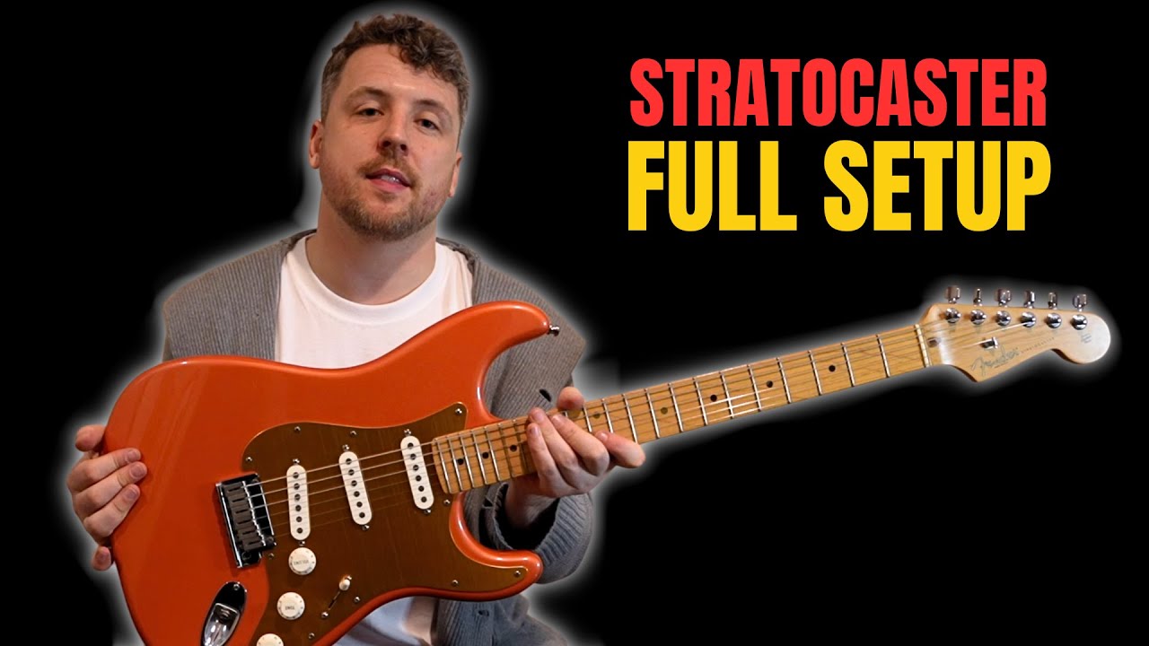 Setting Up My Fender Strat - Full Clean, Restring & Setup! - YouTube