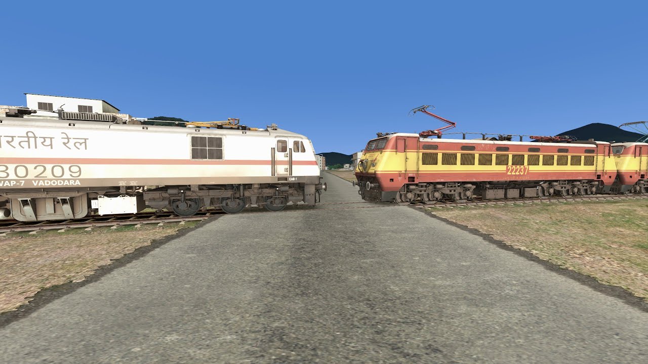 WAP 7 COUPLING RAJDHANI BHUSAWAL NEW LAUNCHED WAP4 | WDP4D POWERING ...