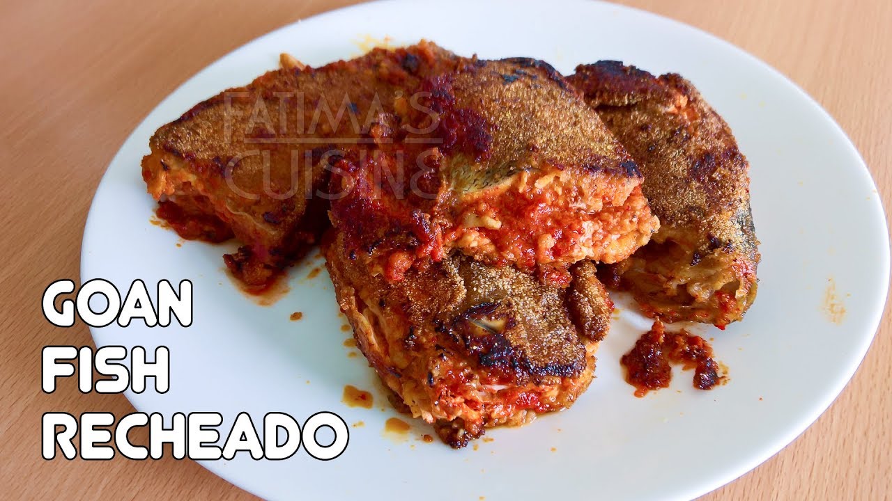 Goan Rechead Fried Fish Recipe | Fish Recheado Recipe | Goan Fried Fish ...