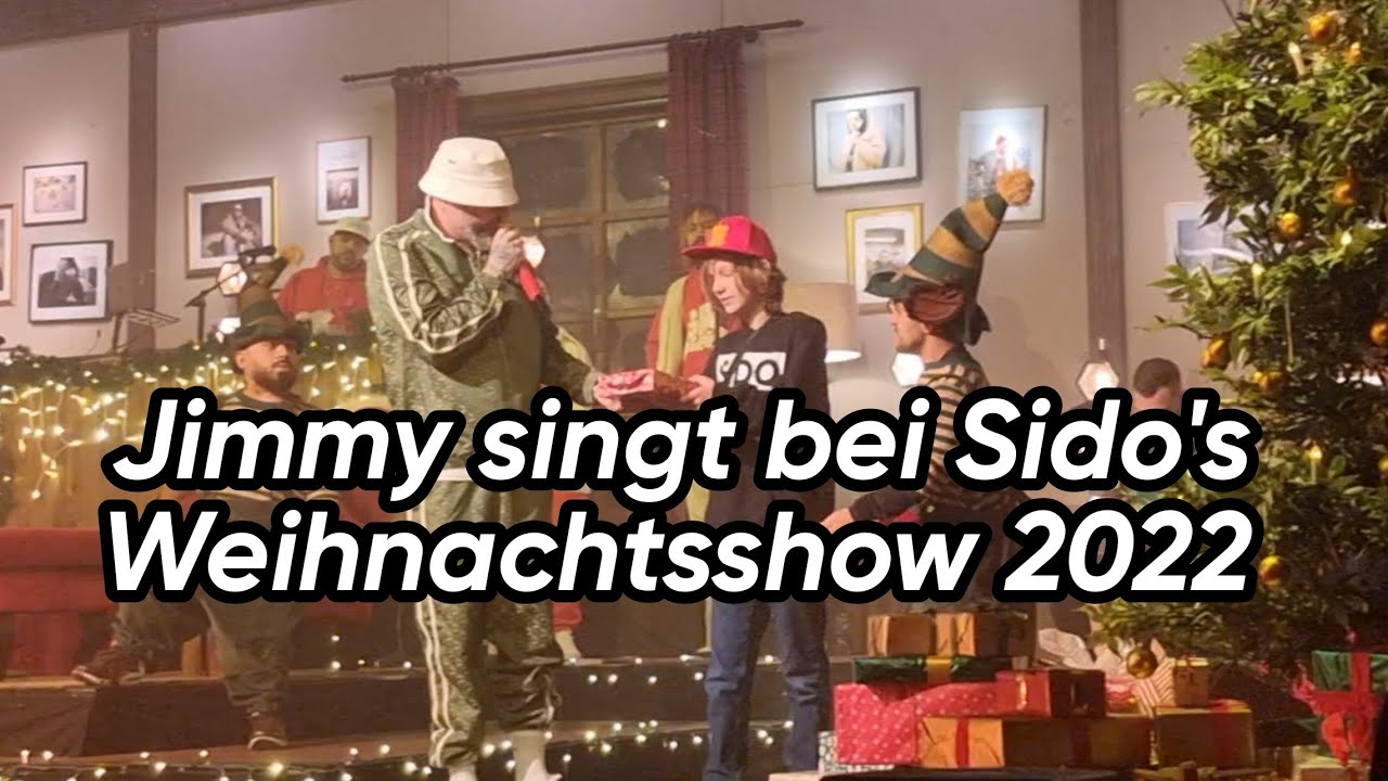 Mein Sohn Jimmy bei Sido auf der Bühne - YouTube
