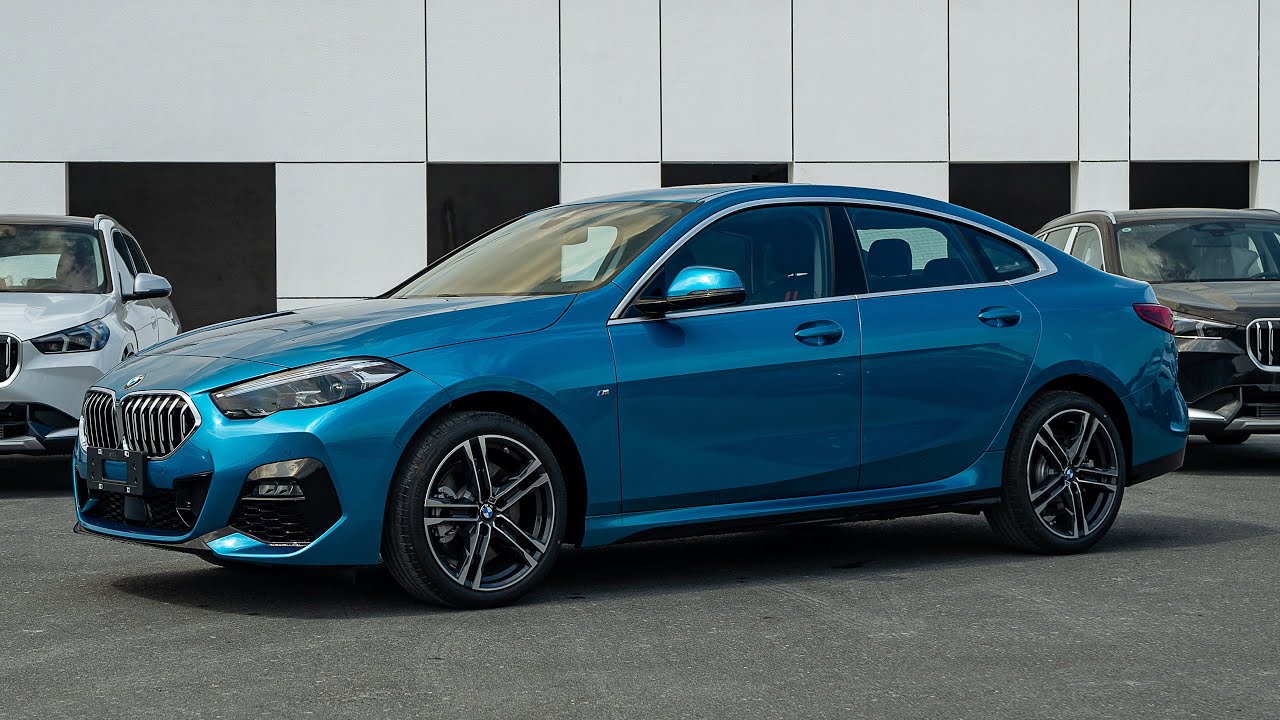 BMW 225i Sedan M Sport 2 0L Petrol AT 2024 BE Blue - YouTube