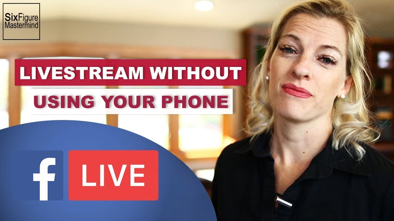 How To Go Live On Facebook On PC - YouTube