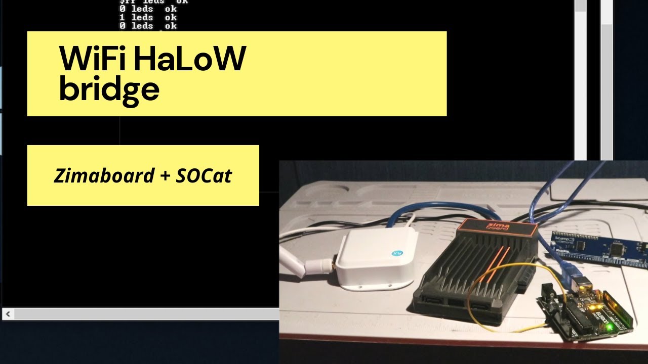 Wi-Fi HaLow Bridge (wifi + lora) Long distance wifi - YouTube