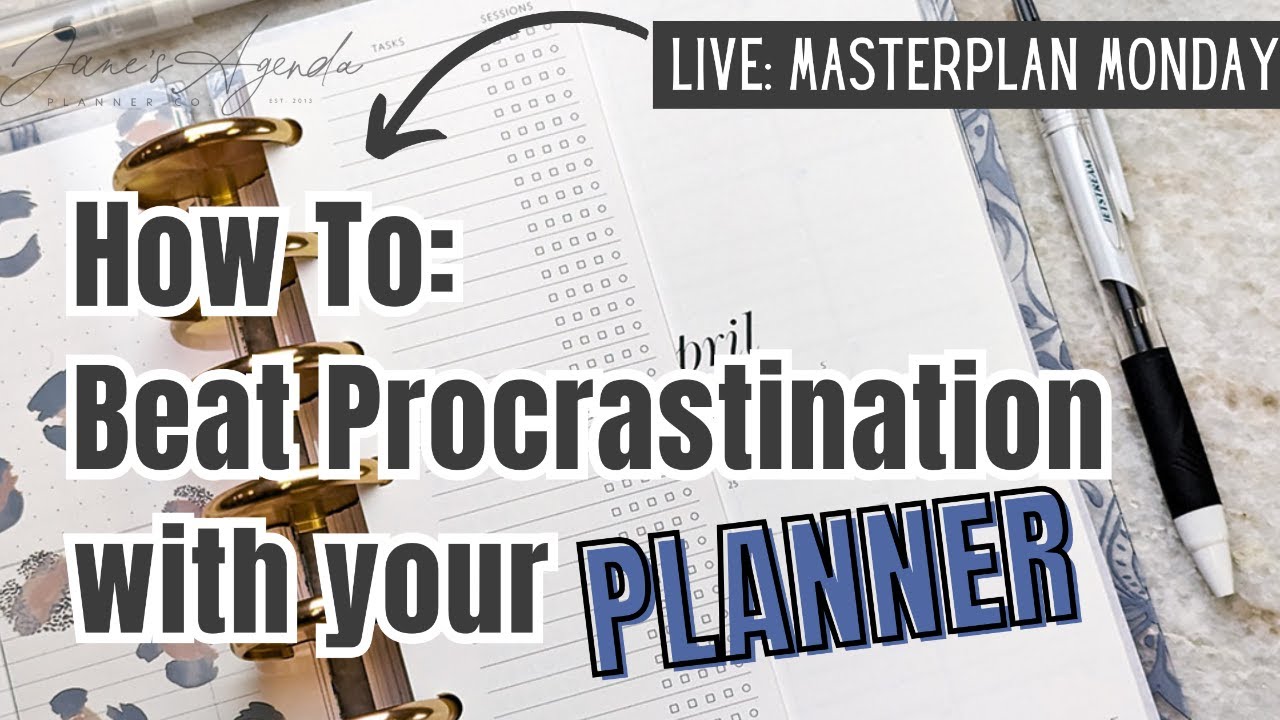 How to Beat Procrastination with Your Planner | Tips & Tricks for Time ...
