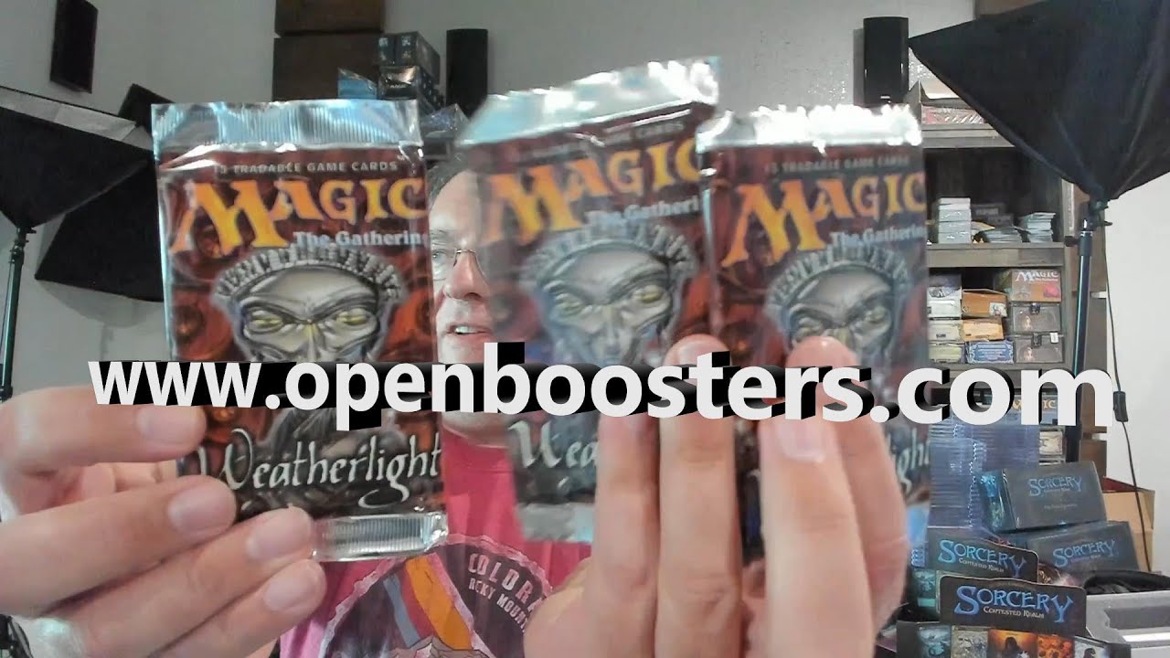 3 boosters of Weatherlight openend! Let's hit something great!! - YouTube
