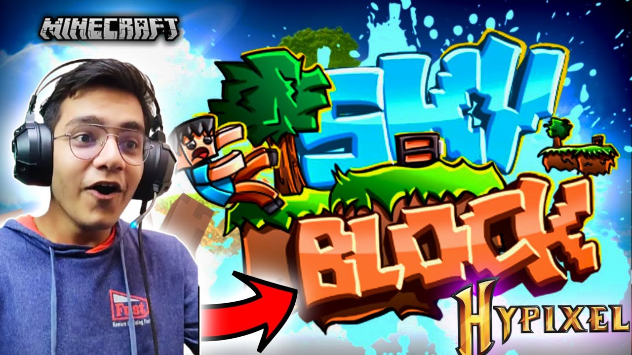 First Day in Minecraft SkyBlock Hypixel | EP 1 - YouTube