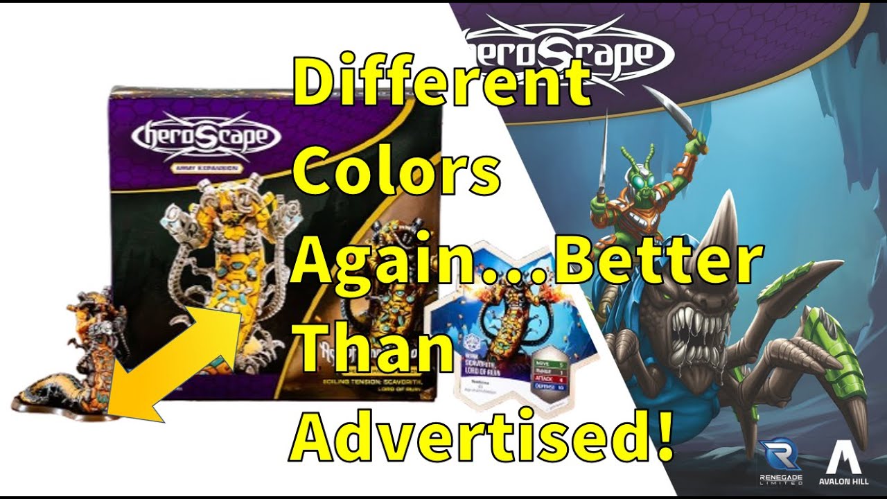 Heroscape: Scavorith AND Thyraxis Dragoon Unboxing! - YouTube
