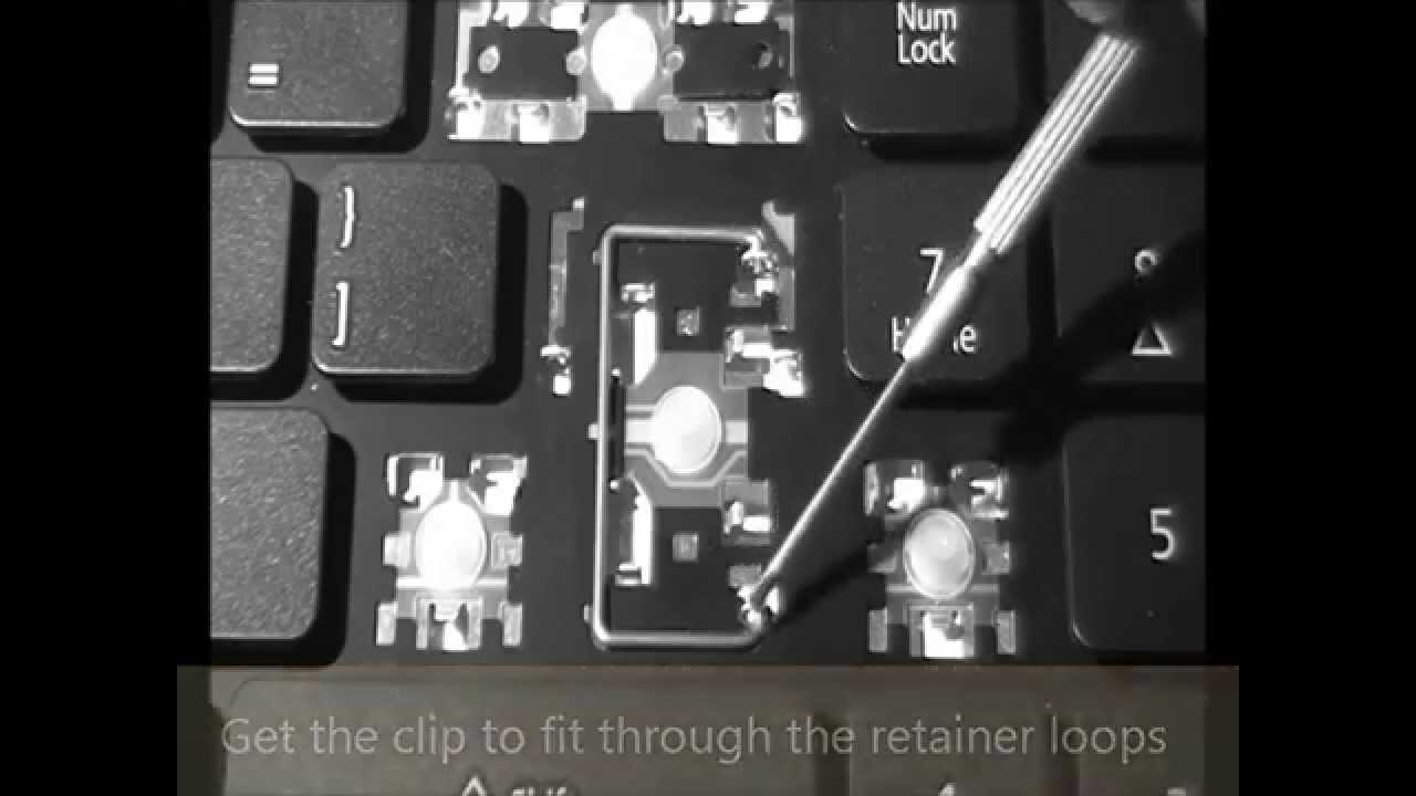 Fitting an ENTER replacement key to an ACER ASPIRE 5536, 5338, 5542 and ...