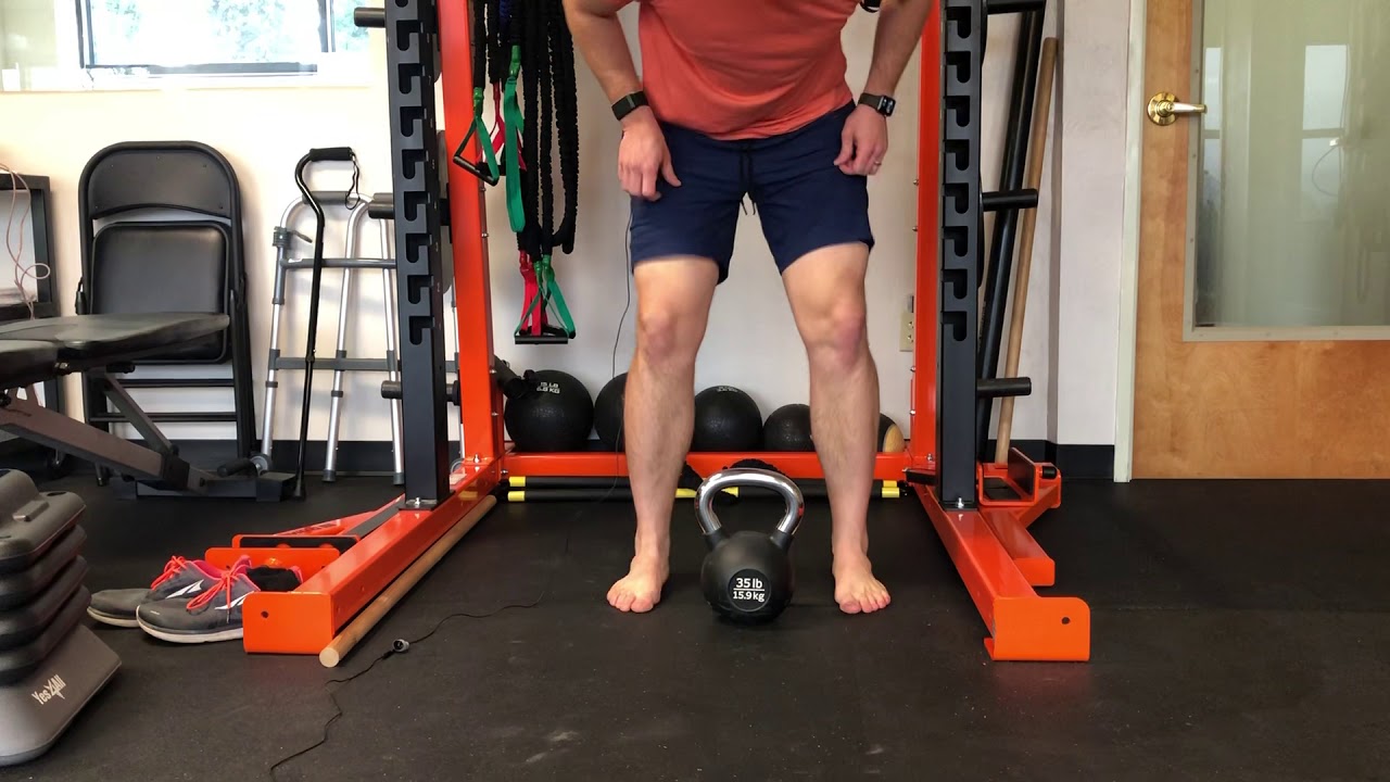 Self Ankle Dorsiflexion/Lateral Tibial Glide Squat Self Mobilization ...