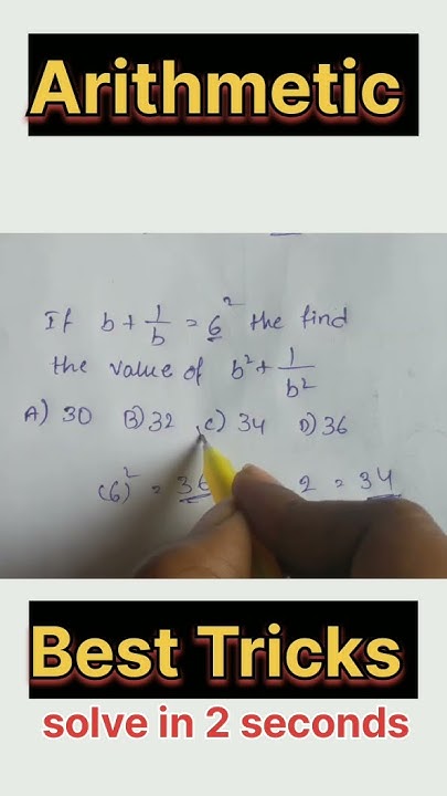 Best trick for arithmetic questions || Easy way to solve arithmetic ...