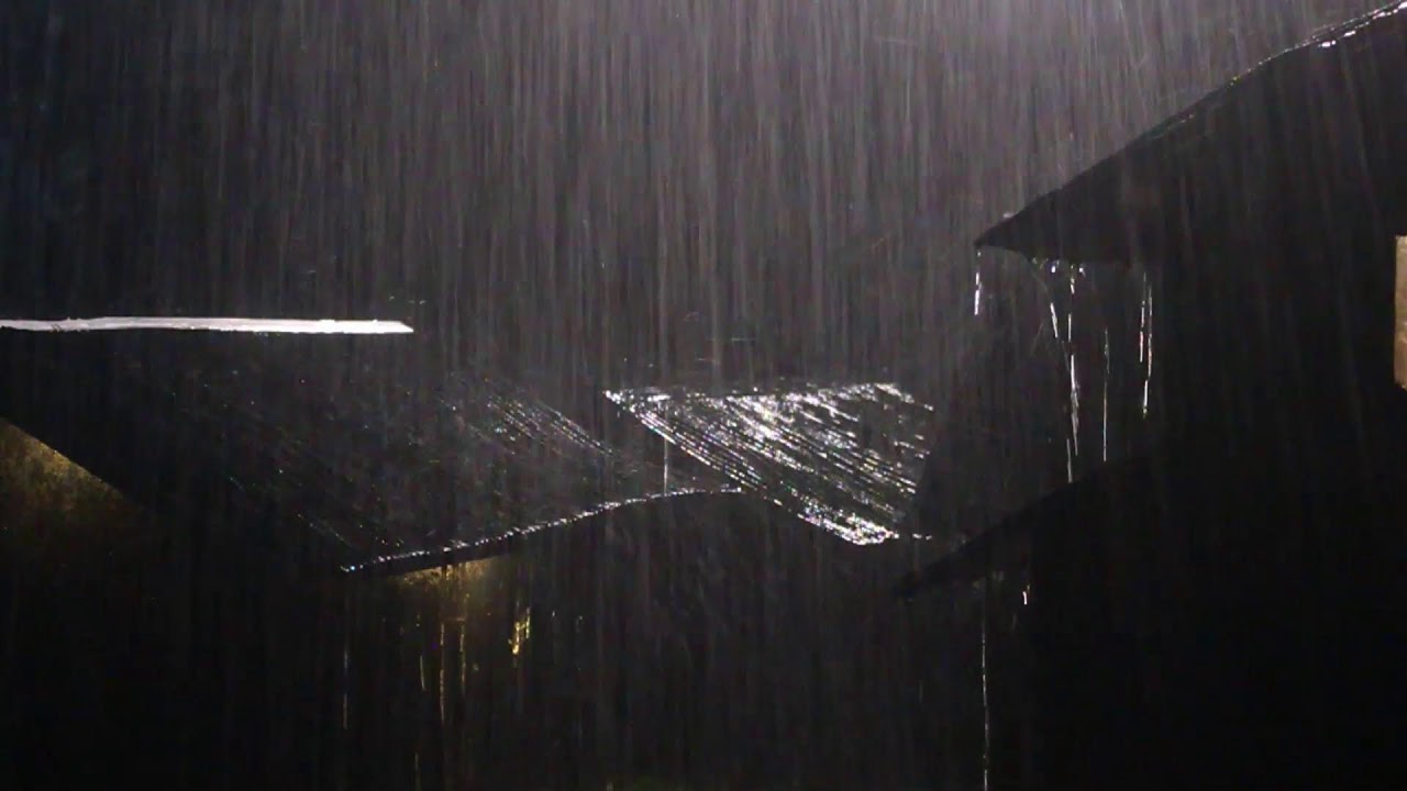 Midnight Thunderstorm: A Live Sleep Sanctuary with Heavy Rain and ...