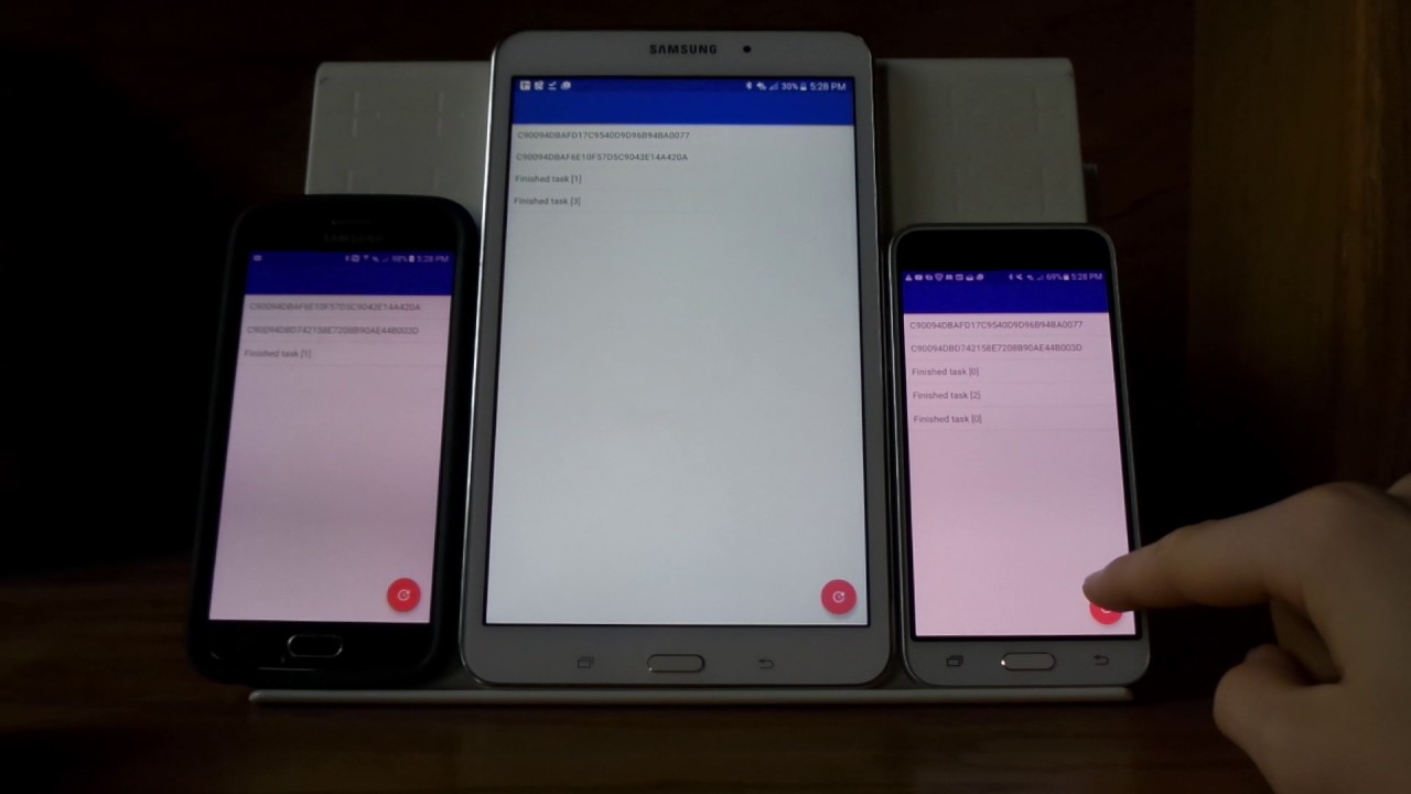 Offline communication app demo - YouTube