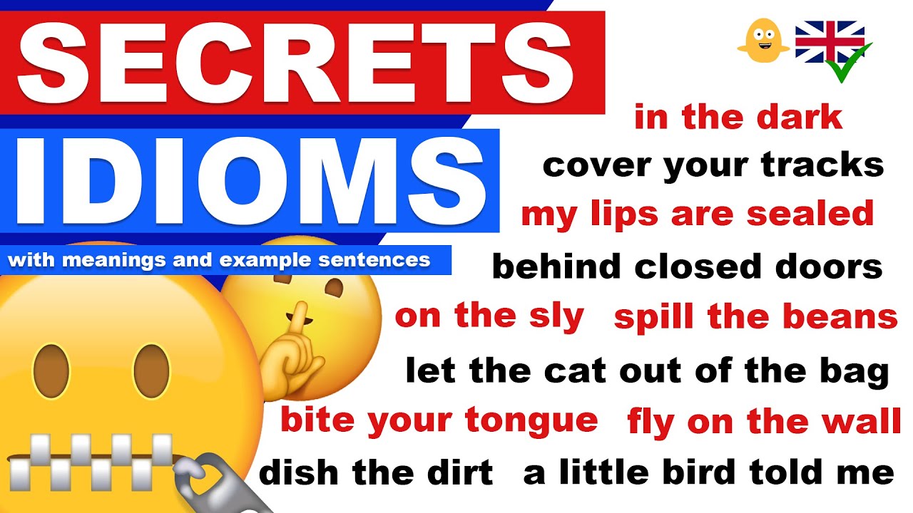 11 Daily Use English IDIOMS about Secrets + Gossip | Native English ...