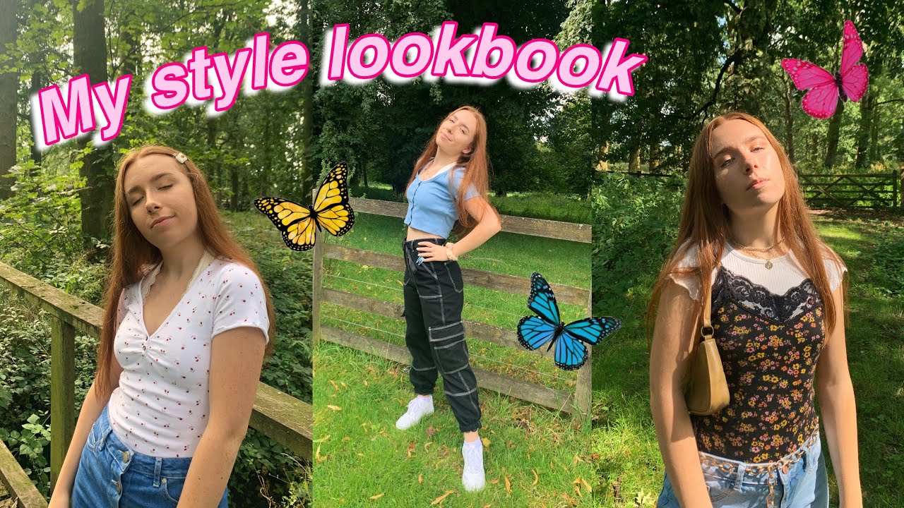 MY STYLE IN A LOOKBOOK | y2k basic teen | back to school outfits - YouTube