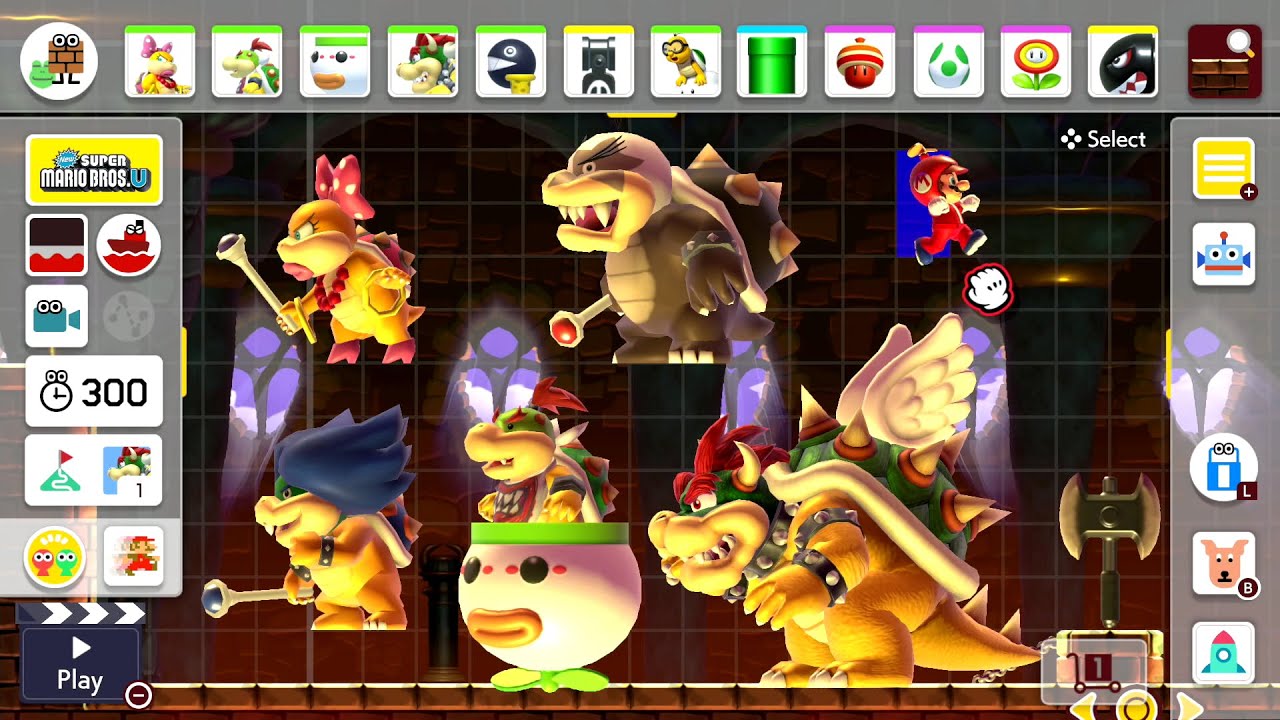 Super Mario Maker 2 - Boss Battle Course Maker (Bowser) - YouTube