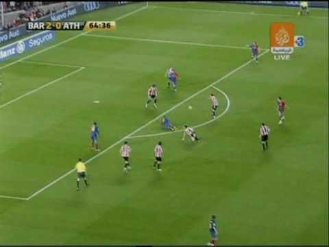 FC Barcelona vs Athletic Bilbao Highlights 2nd half (07/03/09) hq