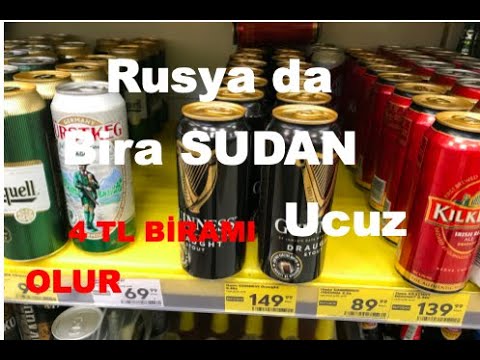 Rusyada Bira Fiyatları (Kısa İnceleme) - Beer Prices in Russia