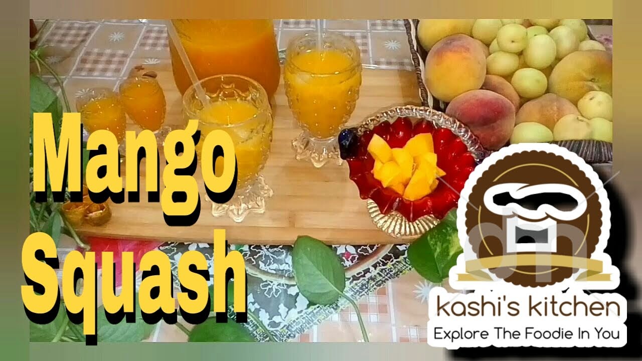 How To Make Mango Squash _ At Home _ Only 3 Ingredients _ Easy And ...