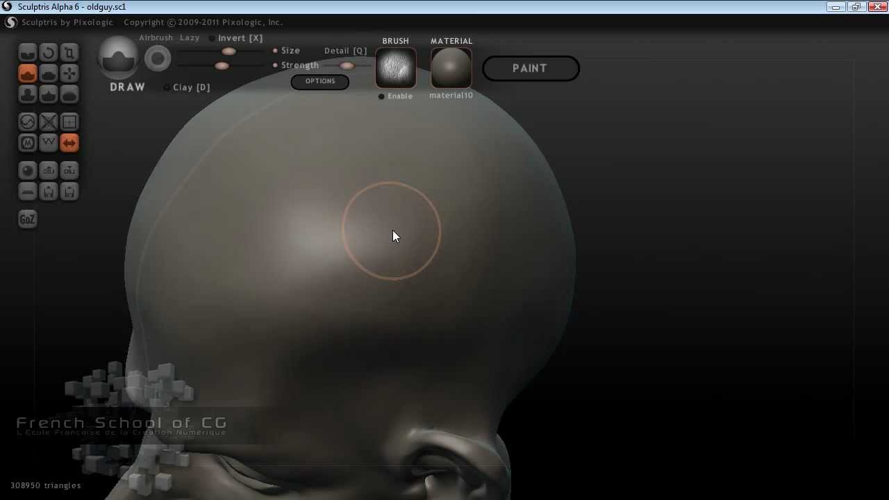 Tuto Sculptris: Interface et outils - YouTube