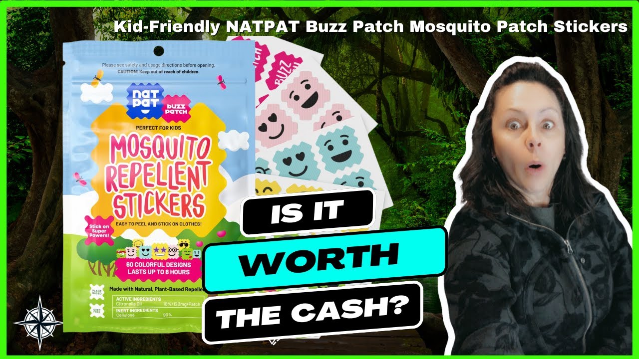 Safe, Fun, and Effective Mosquito Stickers for Kids | Buzz Patch - YouTube