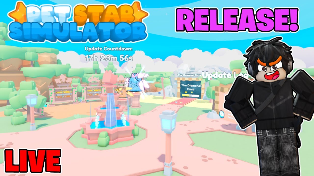 Pet Star Simulator RELEASE LIVE! | (Roblox) - YouTube