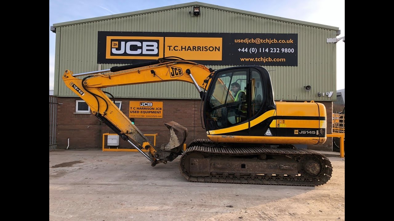 FOR SALE: 2008 JCB JS145 - YouTube