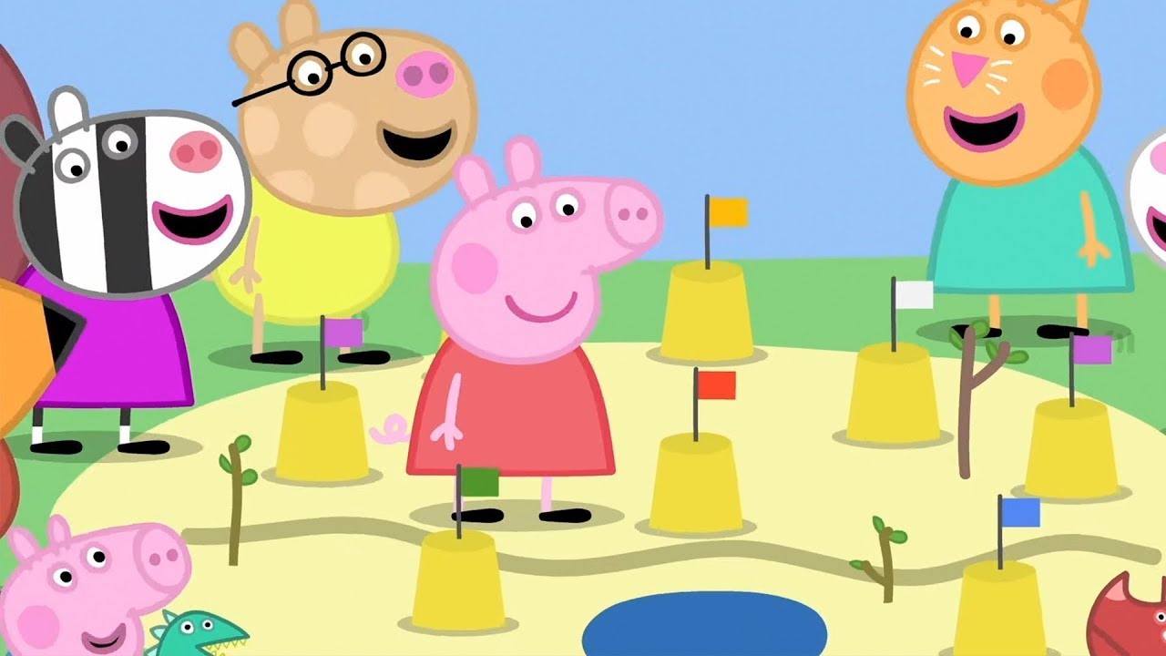 Peppa Pig Playground 🏜️ | Sandpit | Peppa Pig Full Episodes | Fun With ...