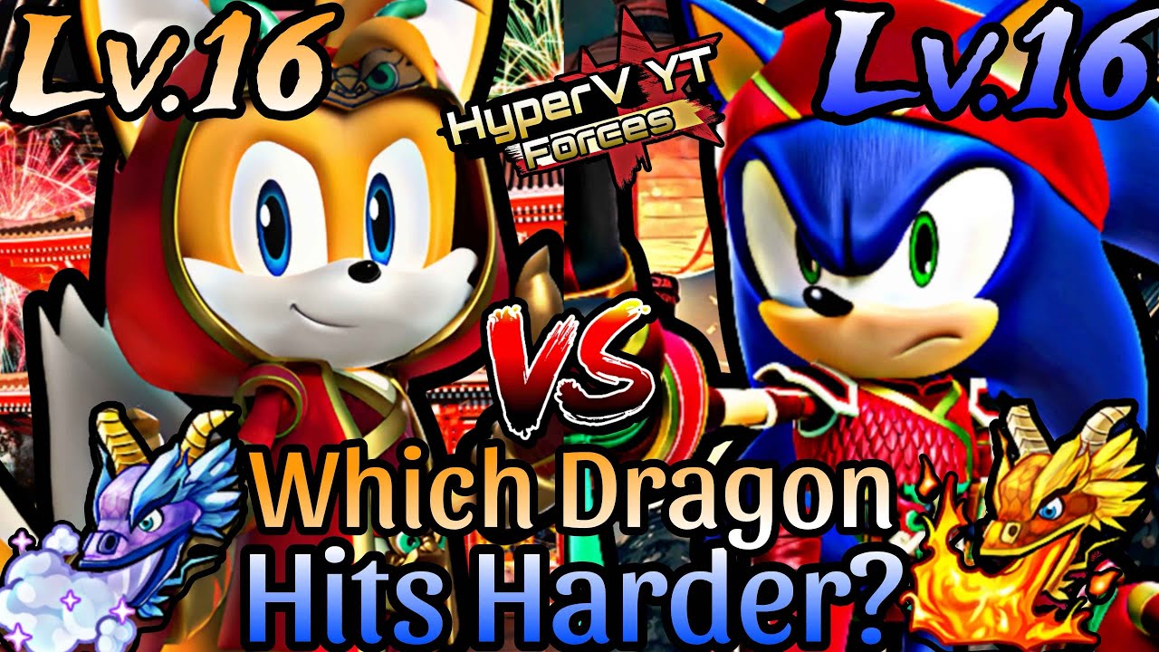 Sonic Forces Speed Battle 🟧🔥 Dragonfire Sonic Vs Dragonclaw Tails 🔥 ...