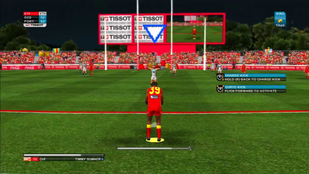 AFL Live 2 - GCS Career - Round 4 - Gold Coast vs Port Adelaide - YouTube