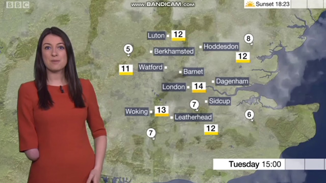 Lucy Martin - London weather - (26th March 2019) - HD - YouTube