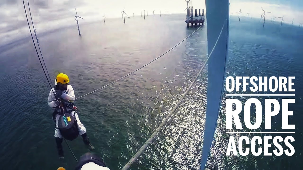 Wind Turbine Rope Access HD - YouTube