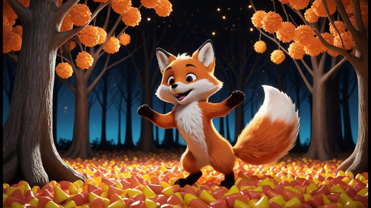 Fluffy Fox and the Candy Corn Forest | Sweet Fox Song for Kids | Tasty ...