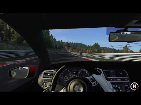 482 WHP Street Tuned VW Polo MK5 GTI R Interior - Nordschleife Tourist (Assetto Corsa)