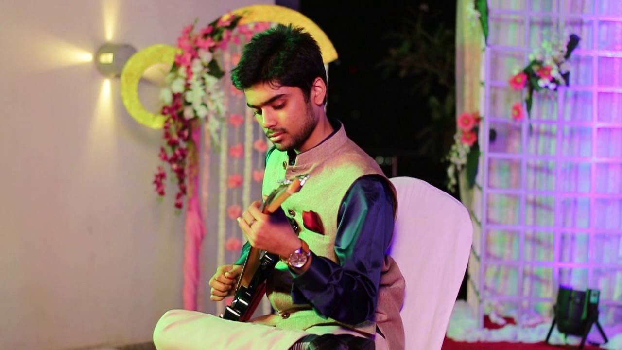 Subham Verma Guitar Performance at Sangeet #Kunaisha - YouTube