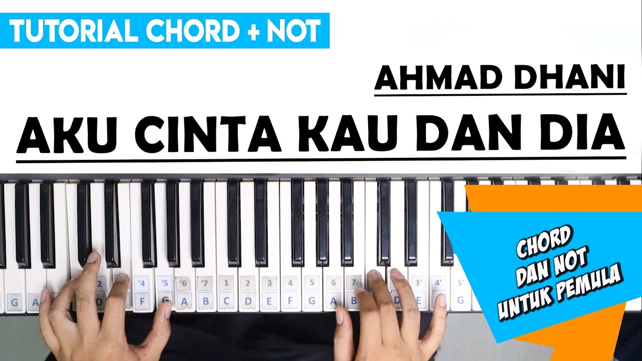 Tutorial Piano Ahmad Dhani - Aku Cinta Kau dan Dia (Chord dan Not Untuk Pemula) - YouTube