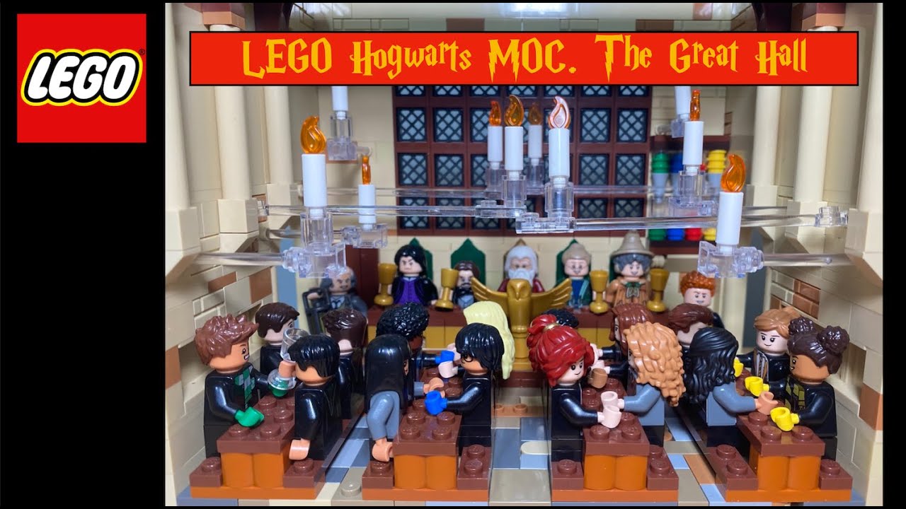 Hogwarts Great Hall tour. LEGO Harry Potter - YouTube