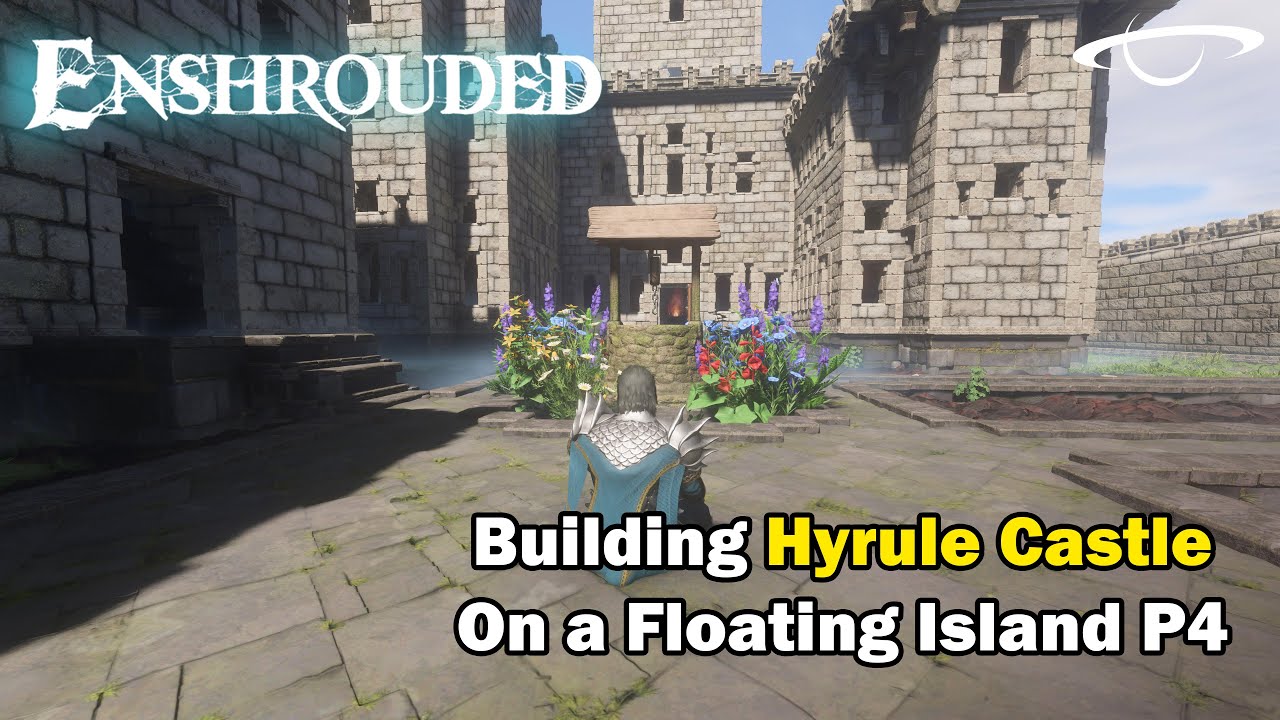 Building Hyrule Castle on a Floating Island in Enshrouded - Part 4 ...