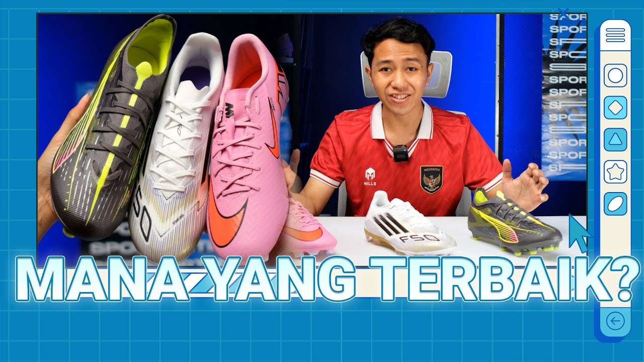 REKOMENDASI SEPATU BOLA TERBAIK BUAT POSISI WINGER & STRIKER! - YouTube
