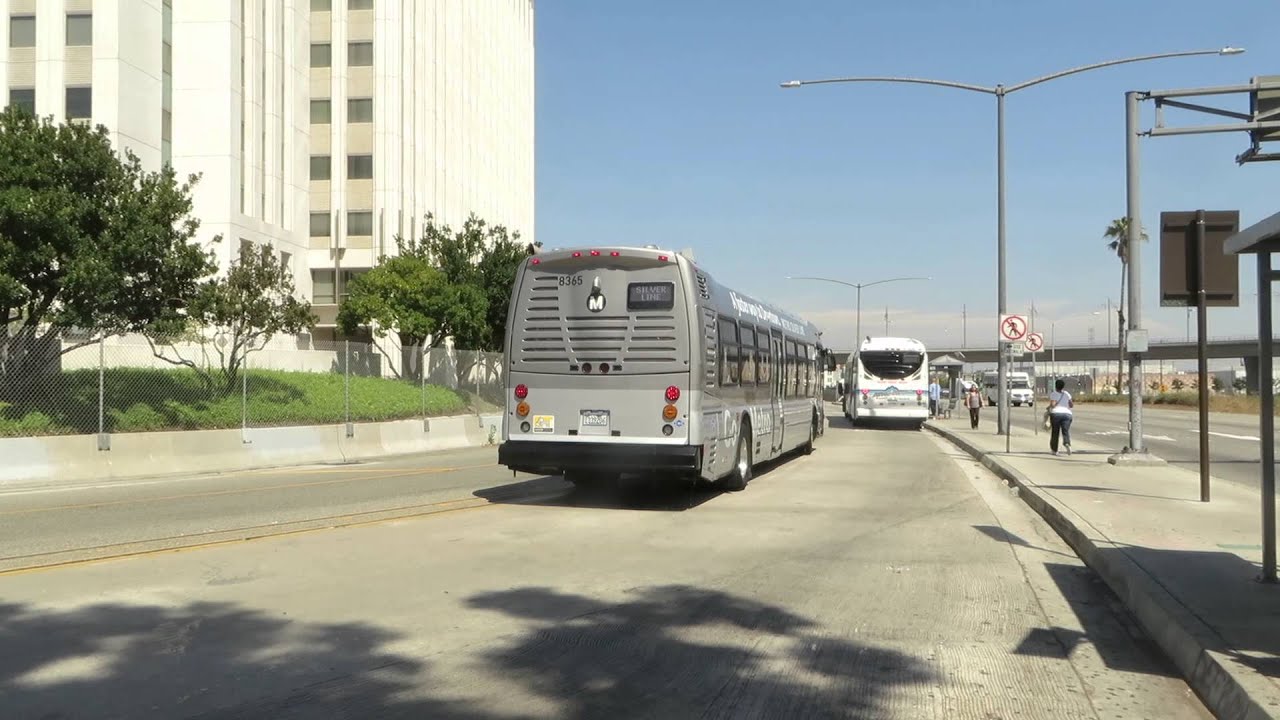 LACMTA Metro Liner: El Monte bound Metro 45C CNG 8365 Silver Line at ...