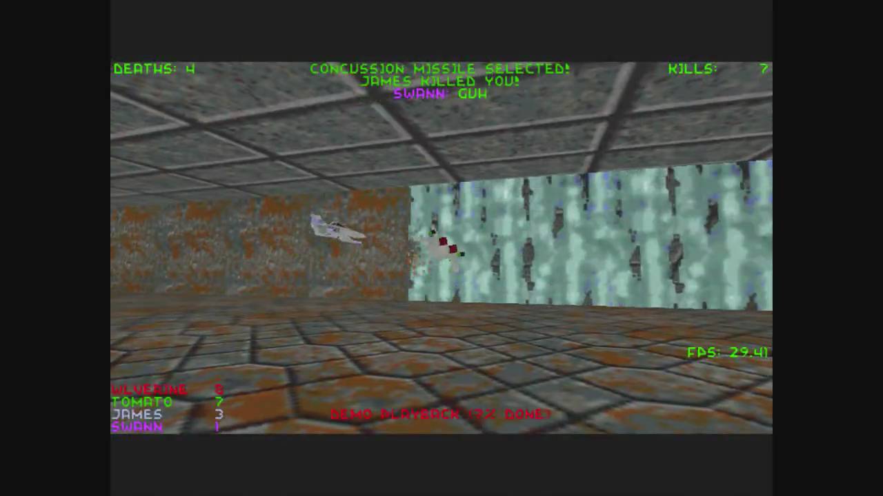 Descent II Multiplayer Anarchy - Centre of Gravity - YouTube