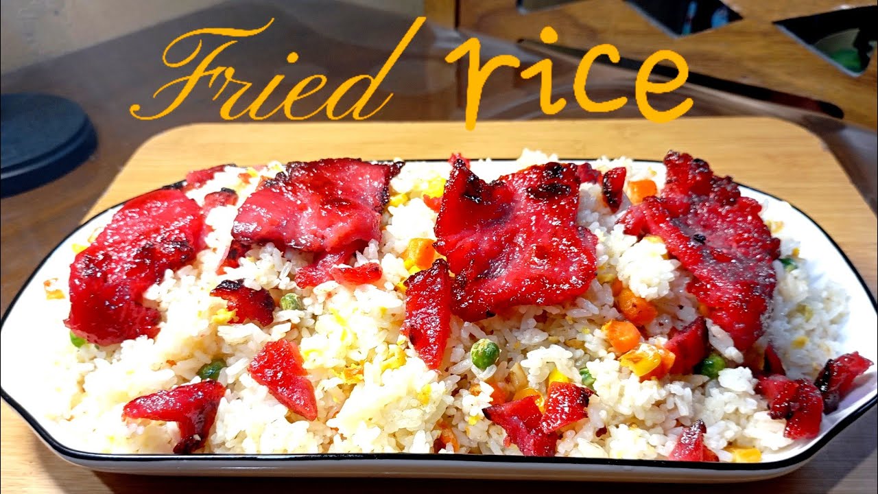 Fried rice with tocino and mixed vegetables || how to cook yummy fried ...