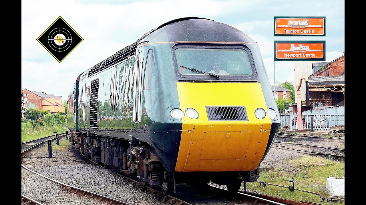 THE SLOW SPEED HIGH-SPEED TRAIN: A GWR 'Castle' HST set departs from ...
