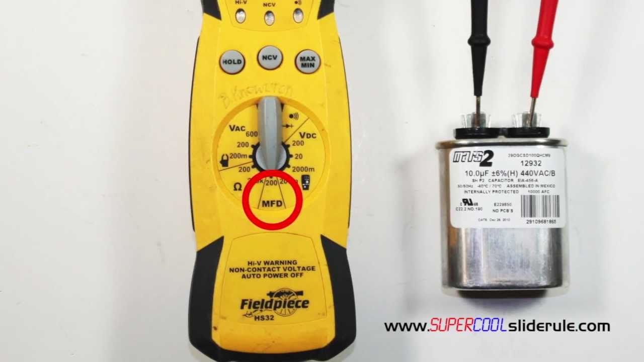 How to test capacitors - YouTube