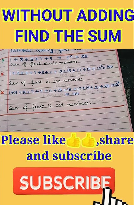 Without adding find the sum💯😱😱👍👍👍 - YouTube