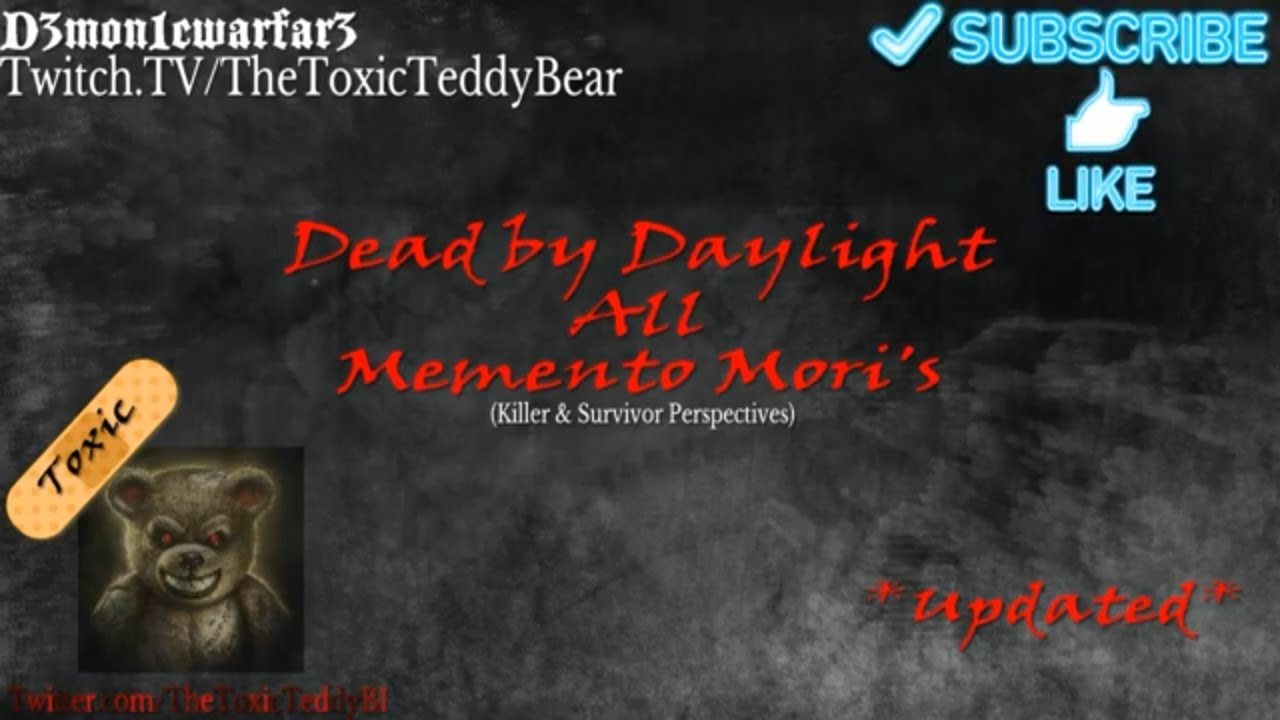 Dead by Daylight - All Memento Mori's - Updated - Killer & Survivor ...